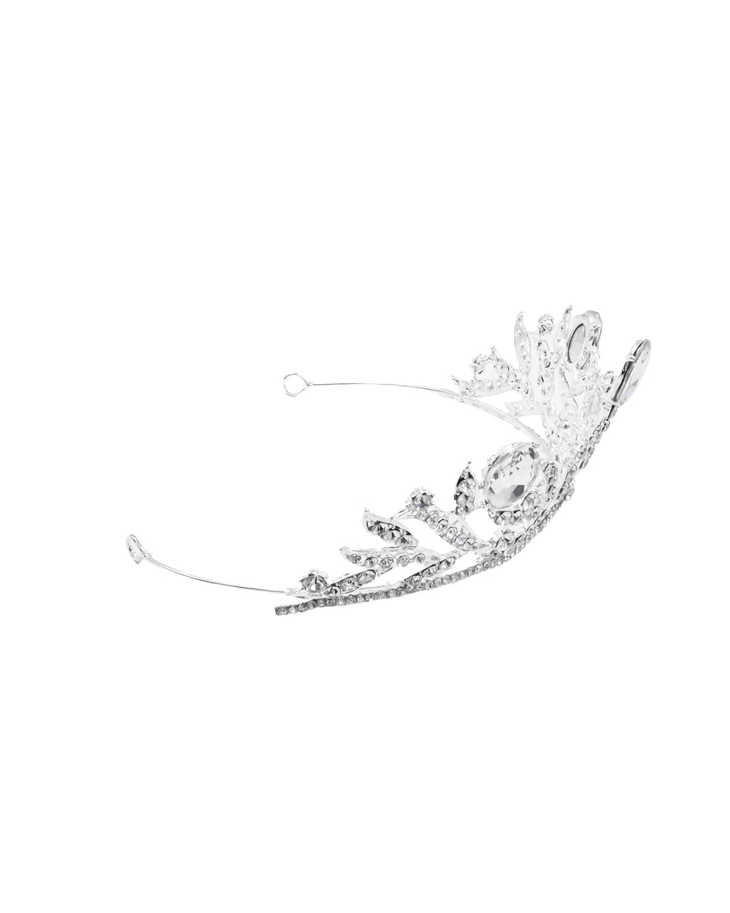 Corona Plateada de Diadema con piedras - M103 Oro Laminado (Copia ...