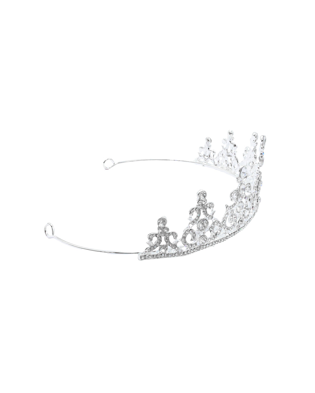 Corona Plateada de Diadema con piedras - M161 Oro Laminado (Copia ...