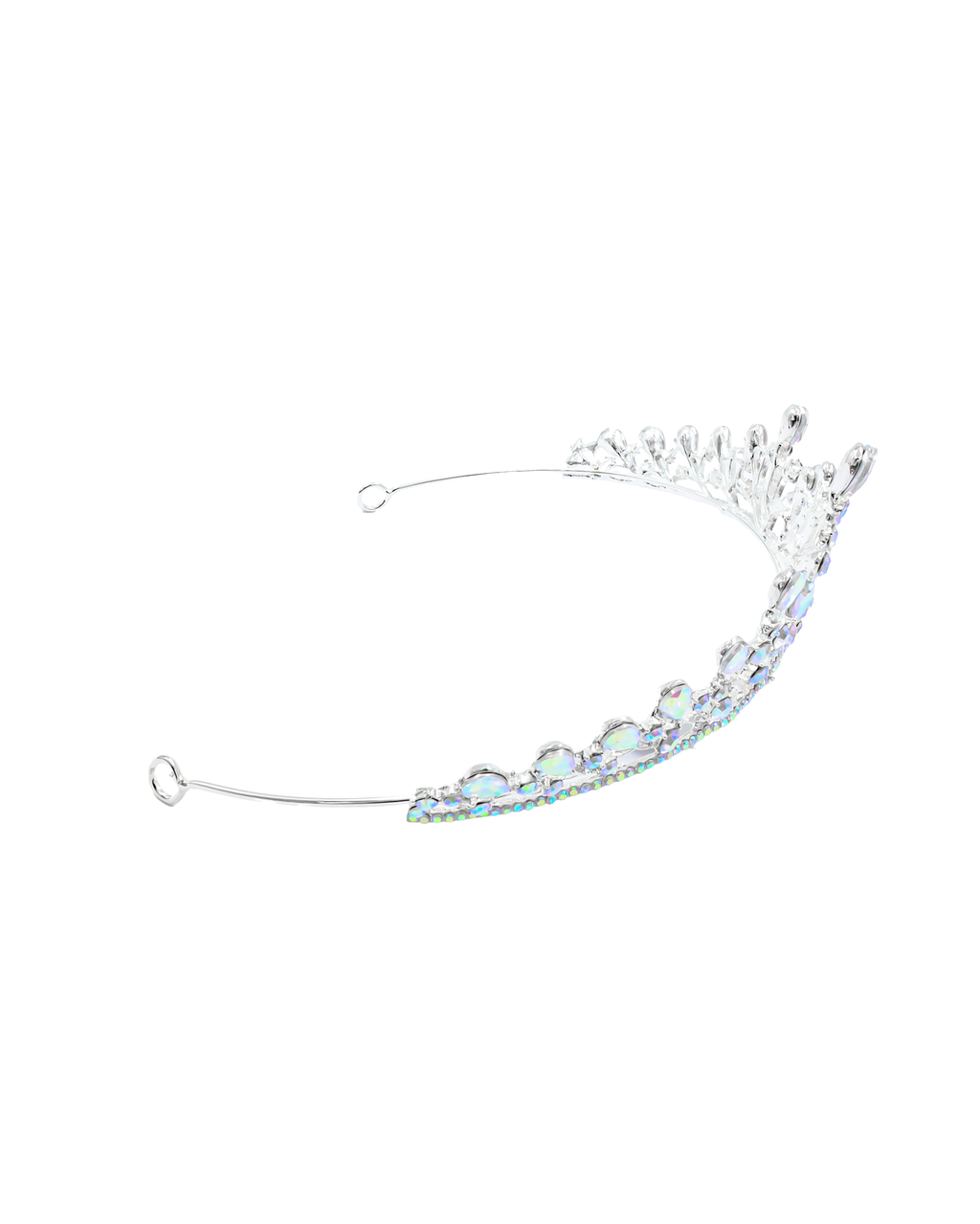 Corona Plateada de Diadema con piedras - M174 Oro Laminado – Joyería M ...