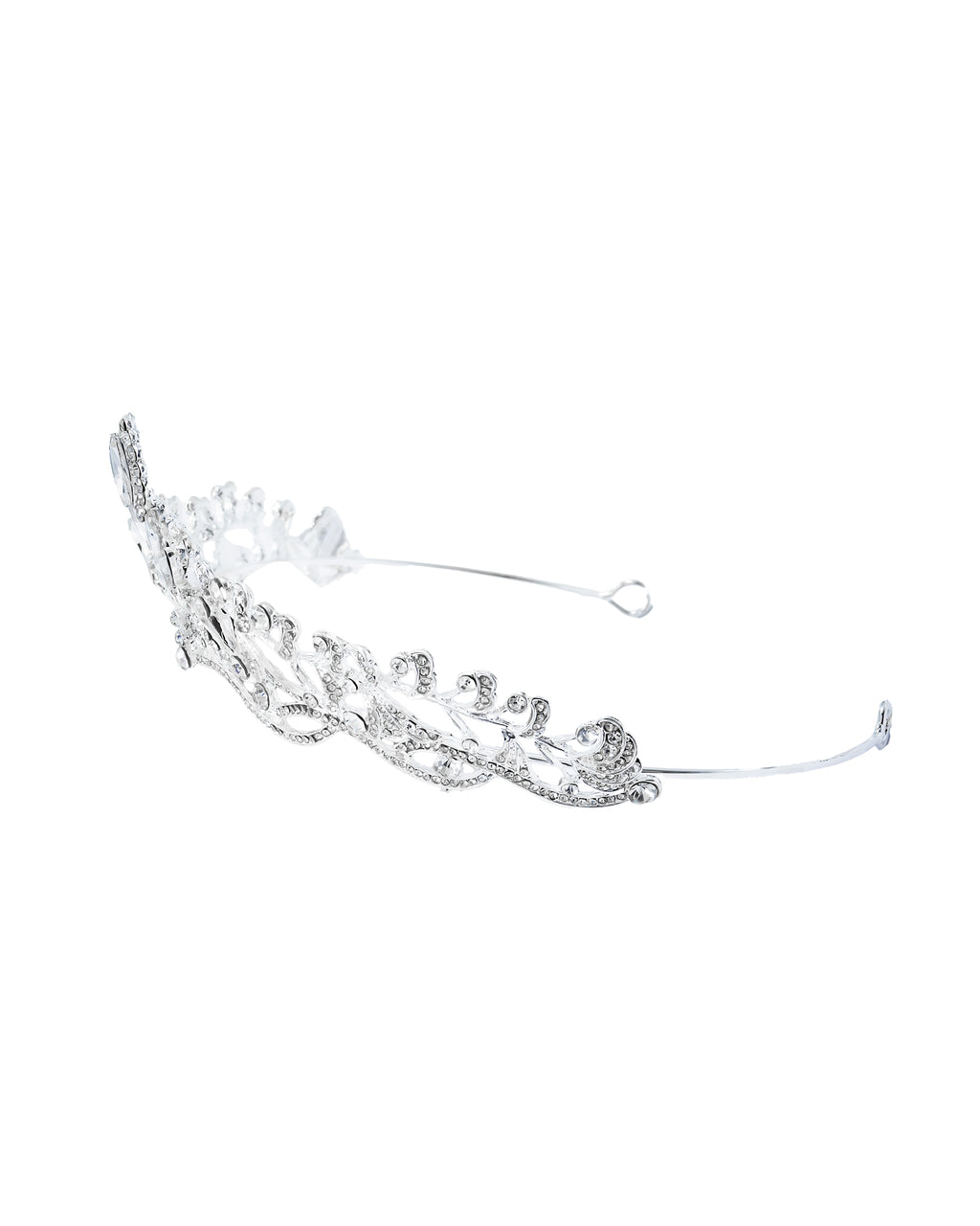 Corona Plateada de Diadema con piedras - M5 Oro Laminado – Joyería M&V ...