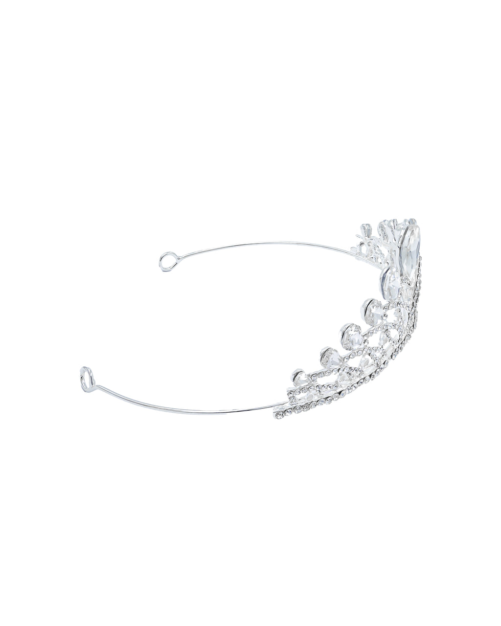 Corona Plateada de Diadema con piedras - M6 Oro Laminado – Joyería M&V ...