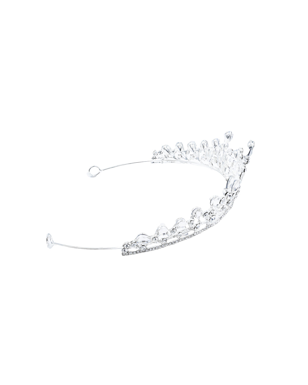 Corona Plateada de Diadema con piedras - M9 Oro Laminado – Joyería M&V ...