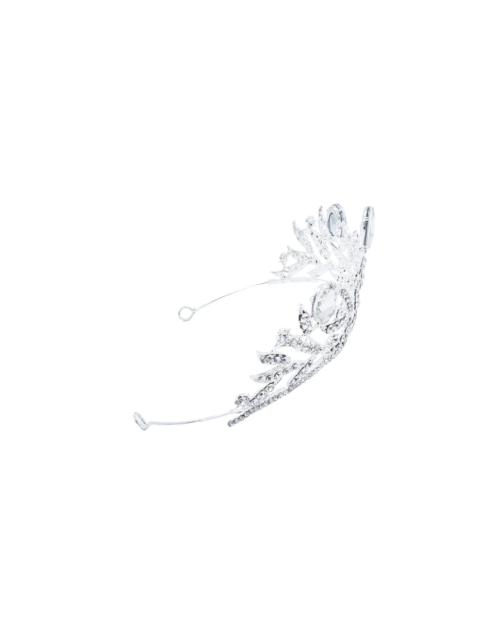 Corona Plateada de Diadema con piedras - M16 Oro Laminado – Joyería M&V ...
