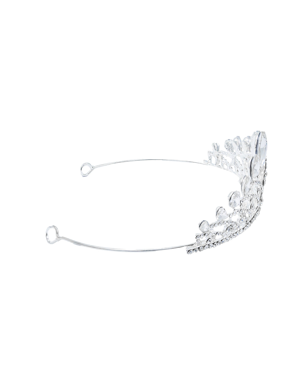 Corona Plateada de Diadema con piedras - M26 Oro Laminado – Joyería M&V ...