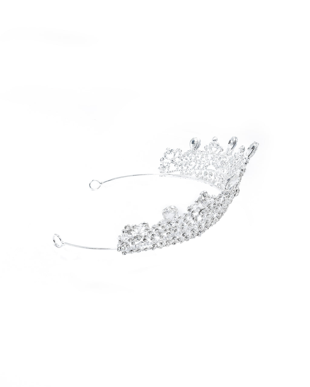 Corona Plateada de Diadema con piedras - M41 Oro Laminado – Joyería M&V ...