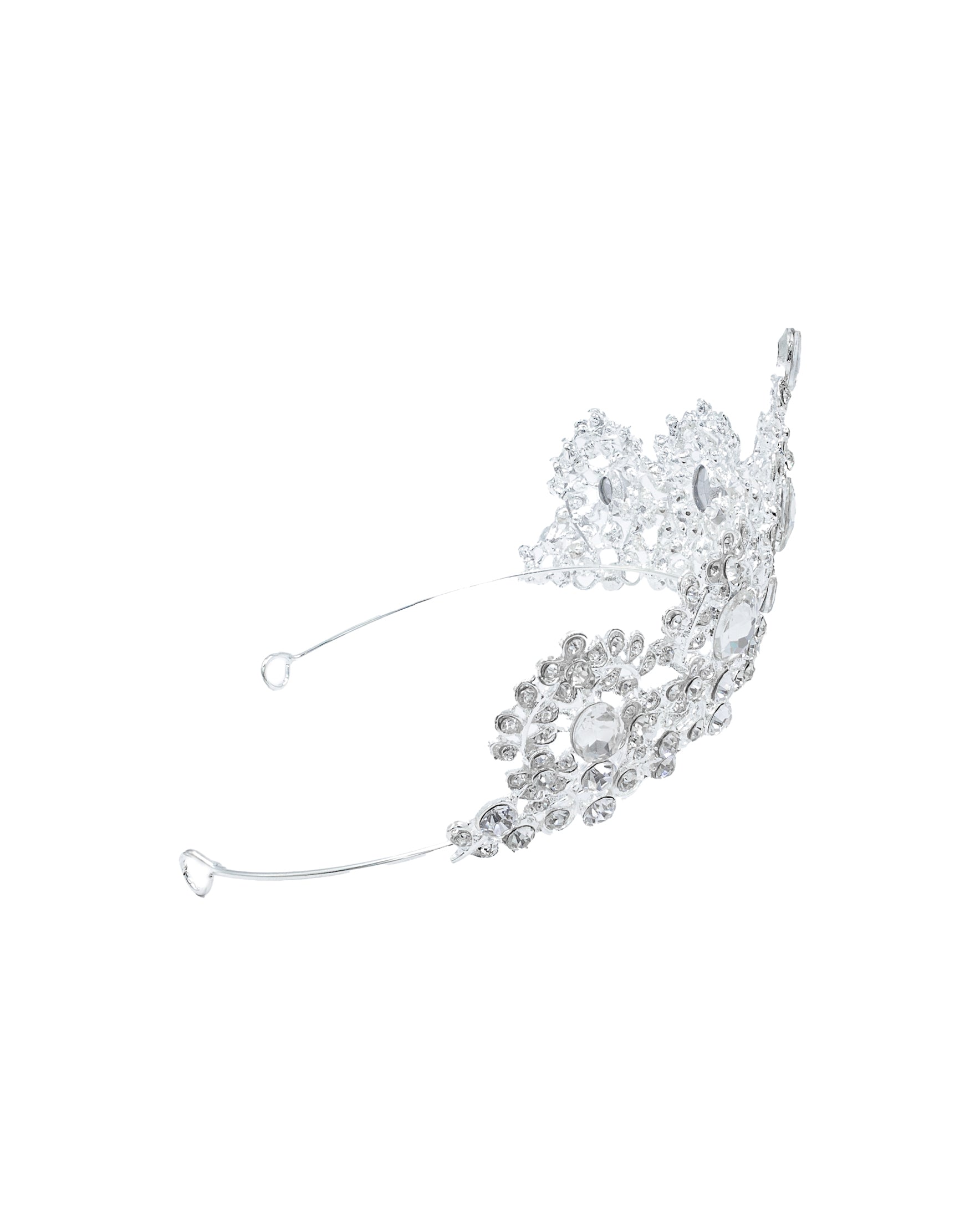 Corona Plateada de Diadema con piedras - M42 Oro Laminado (Copia ...