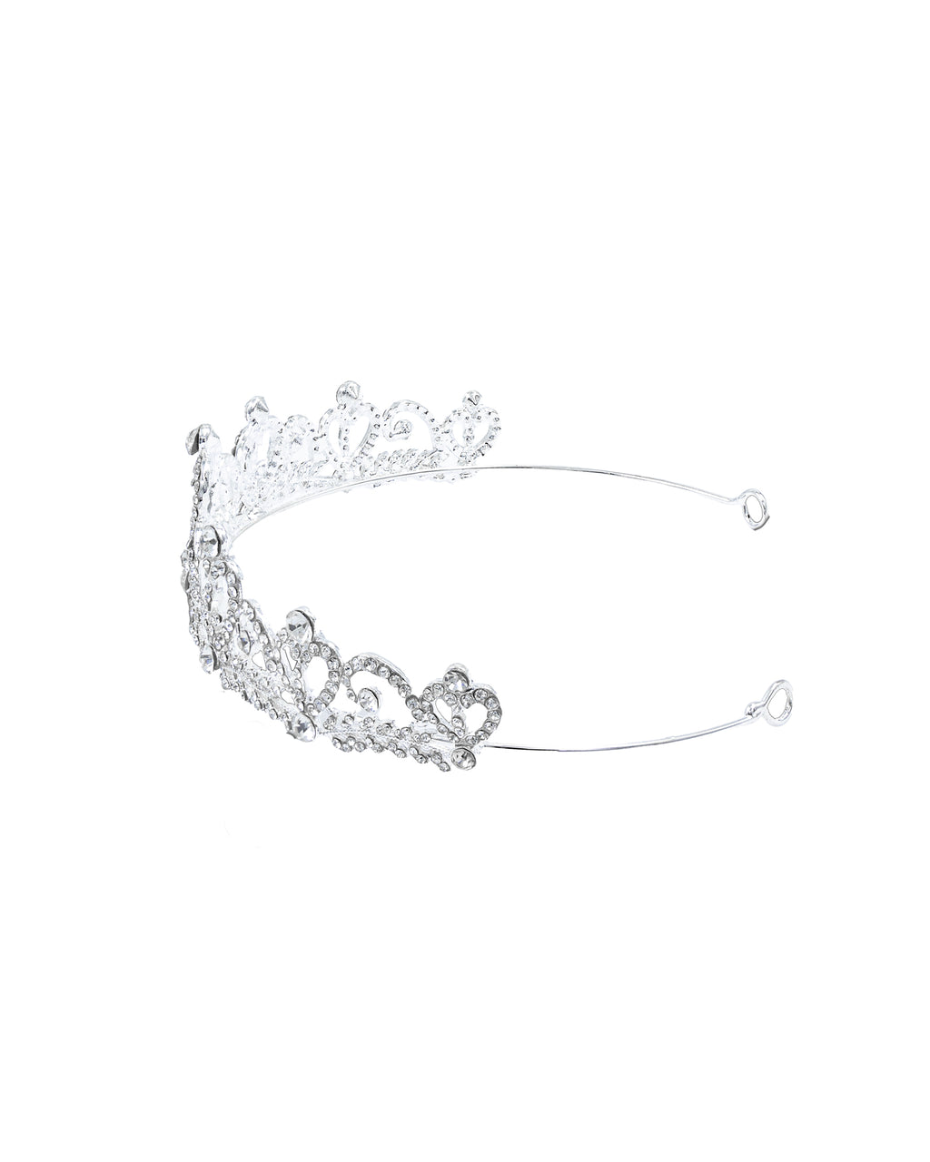 Corona Plateada de Diadema con piedras - M39 Oro Laminado – Joyería M&V ...