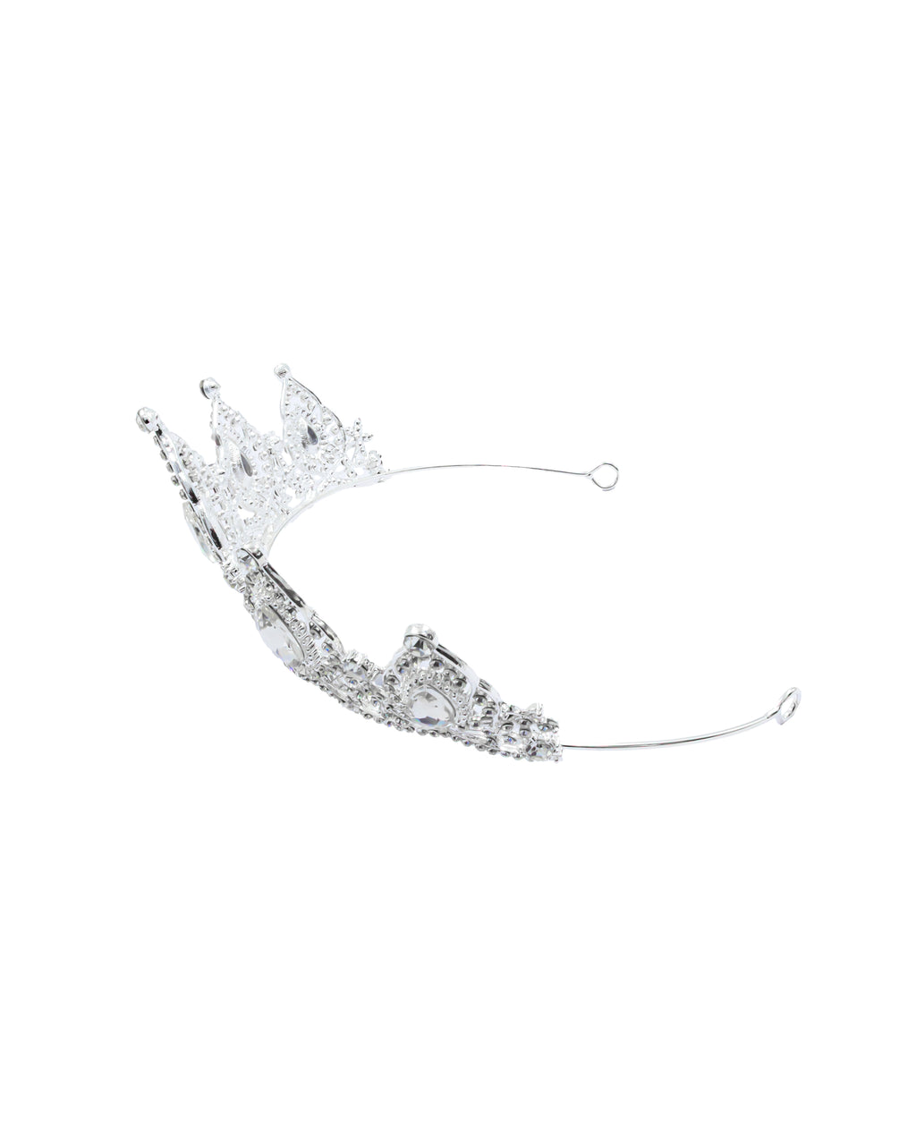 Corona Plateada de Diadema con piedras - M168 Oro Laminado – Joyería M ...